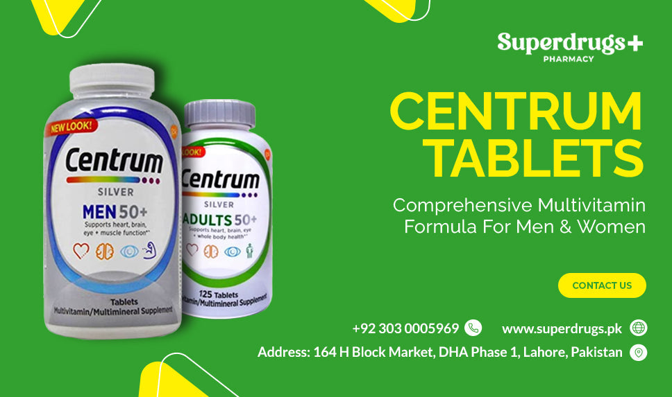 Centrum Tablets: Comprehensive Multivitamin Formula For Men & Women ...