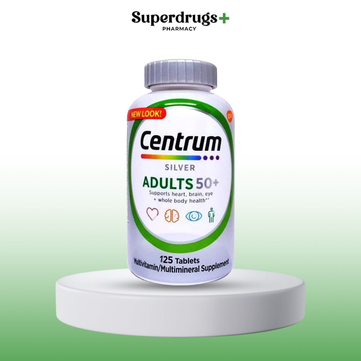 Centrum Silver Adult 50+ Tablets 125s – Superdrugs